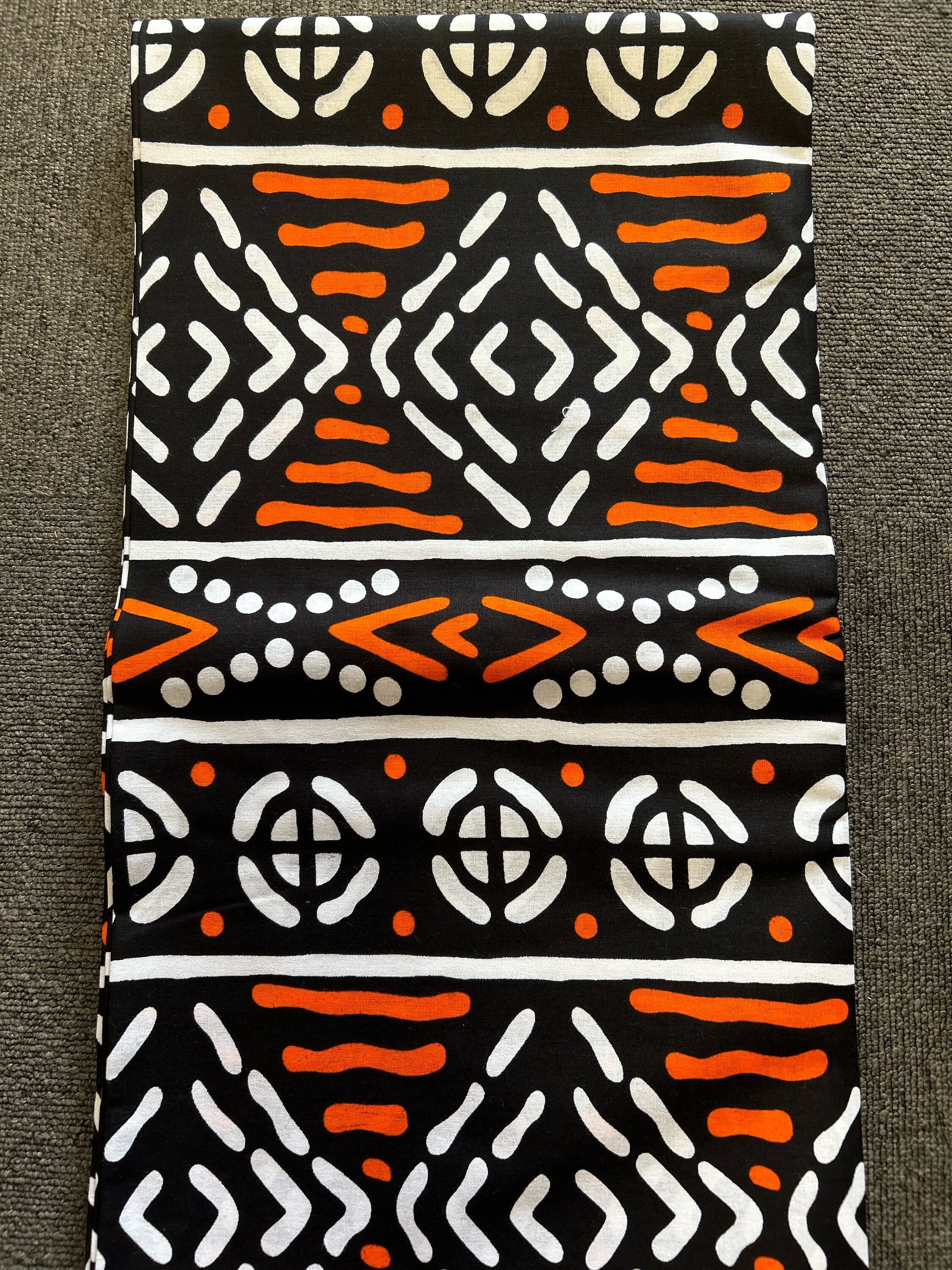 6 Yards Ethnic Tribal Print Fabric/ African Textiles/ Mali Fabric, Made ...