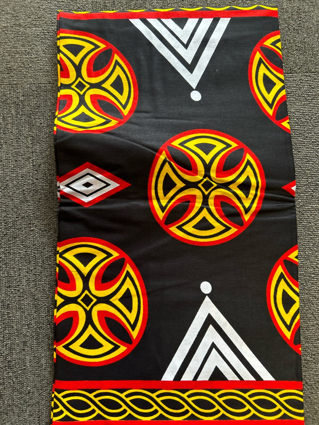 36x45 African Fabric, Cameroon Inspired African Cotton Fabric by the ...