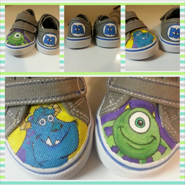 Monster Inc Shoes - Etsy