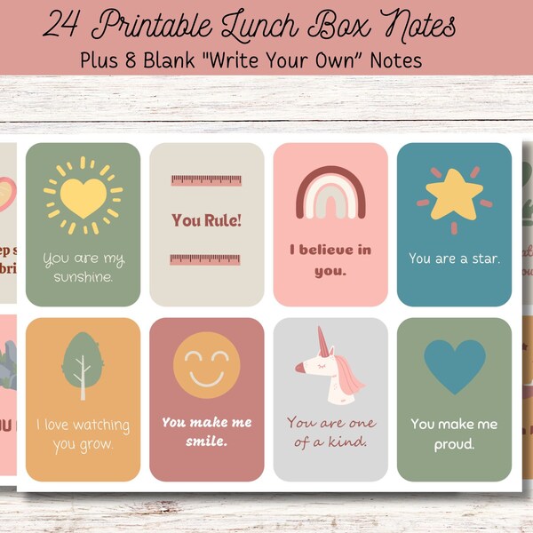 Positive Notes - Etsy