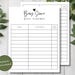 Baby Shower Gift Log Tracker - Etsy