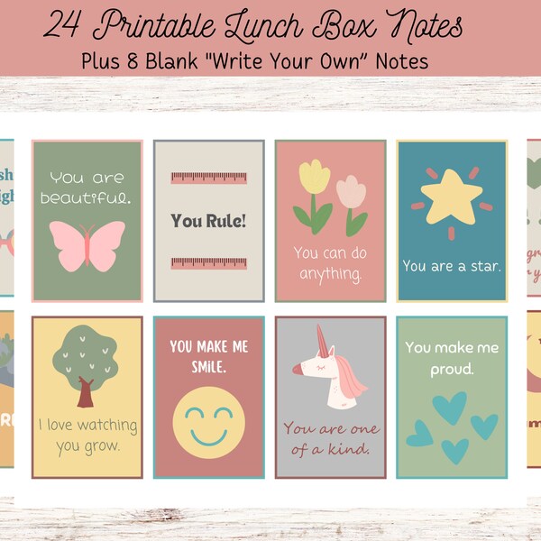 Positive Notes - Etsy