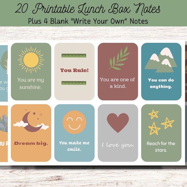 Positive Notes - Etsy