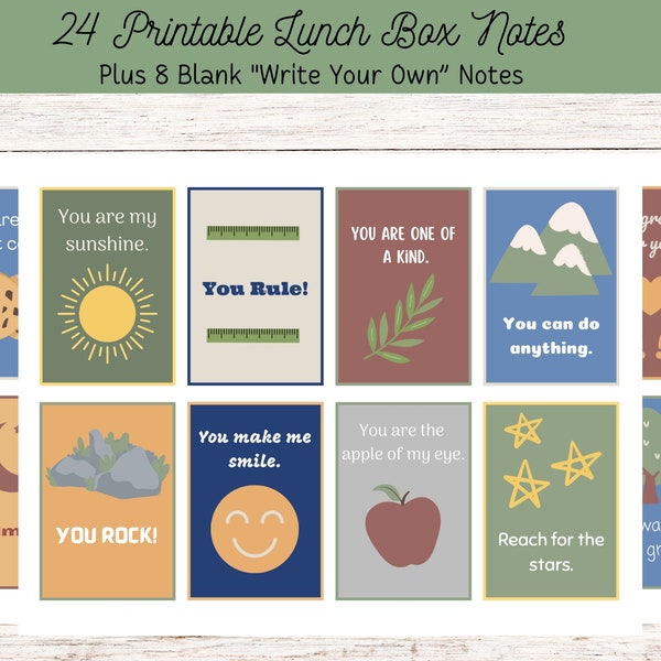 Positive Notes - Etsy