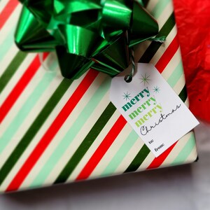 Christmas Gift Tags, Printable Gift Tags, Name Tag, Christmas Present ...