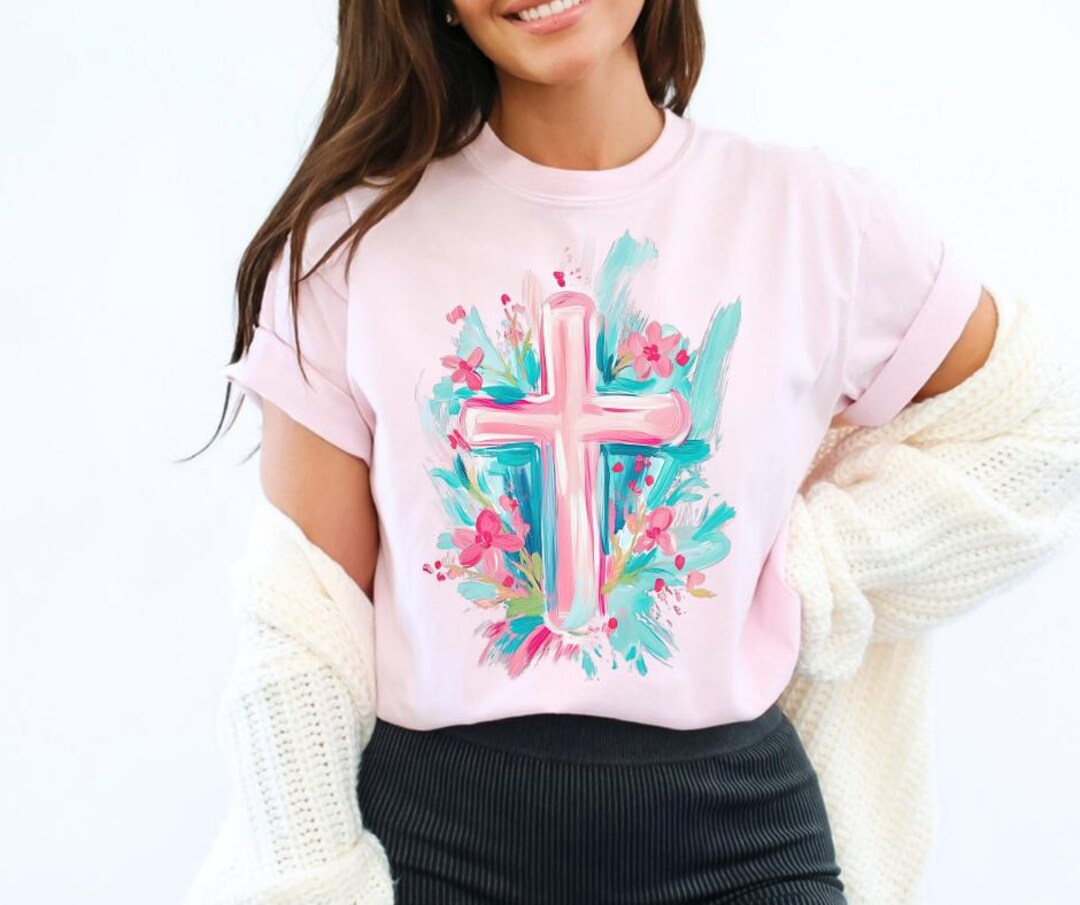 Painted Easter Cross - Etsy