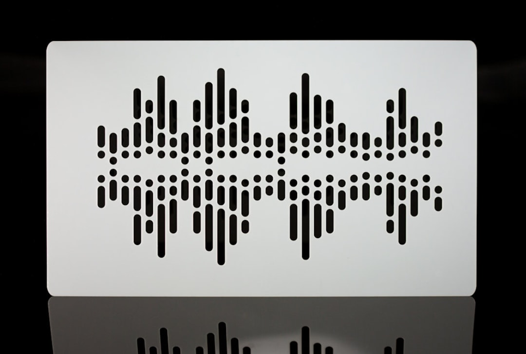 Futuristic Barcode Spine Template. Wall / Art / Craft / Painting ...