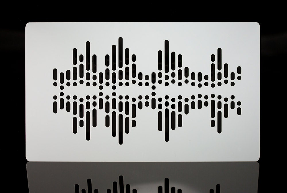 Futuristic Barcode Spine Template. Wall / Art / Craft / Painting ...