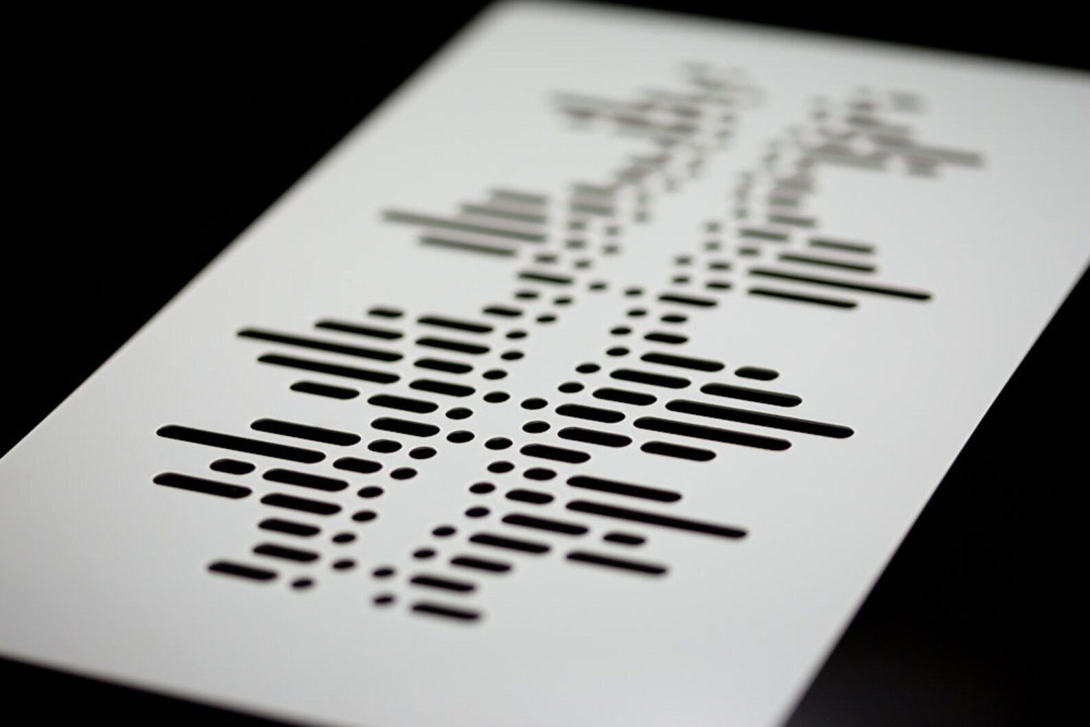 Futuristic Barcode Spine Template. Wall / Art / Craft / Painting ...