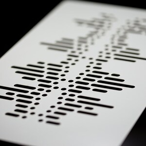 Futuristic Barcode Spine Template. Wall / Art / Craft / Painting ...
