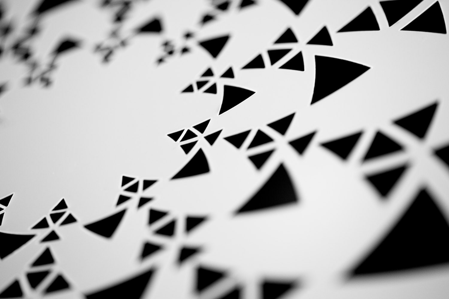 Opposing Triangles Sunburst. Wall / Art / Painting / Makeup / Furniture ...