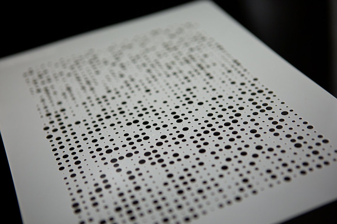 Textural Scrapbooking Halftone Sheet. Wall / Art / Craft / - Etsy