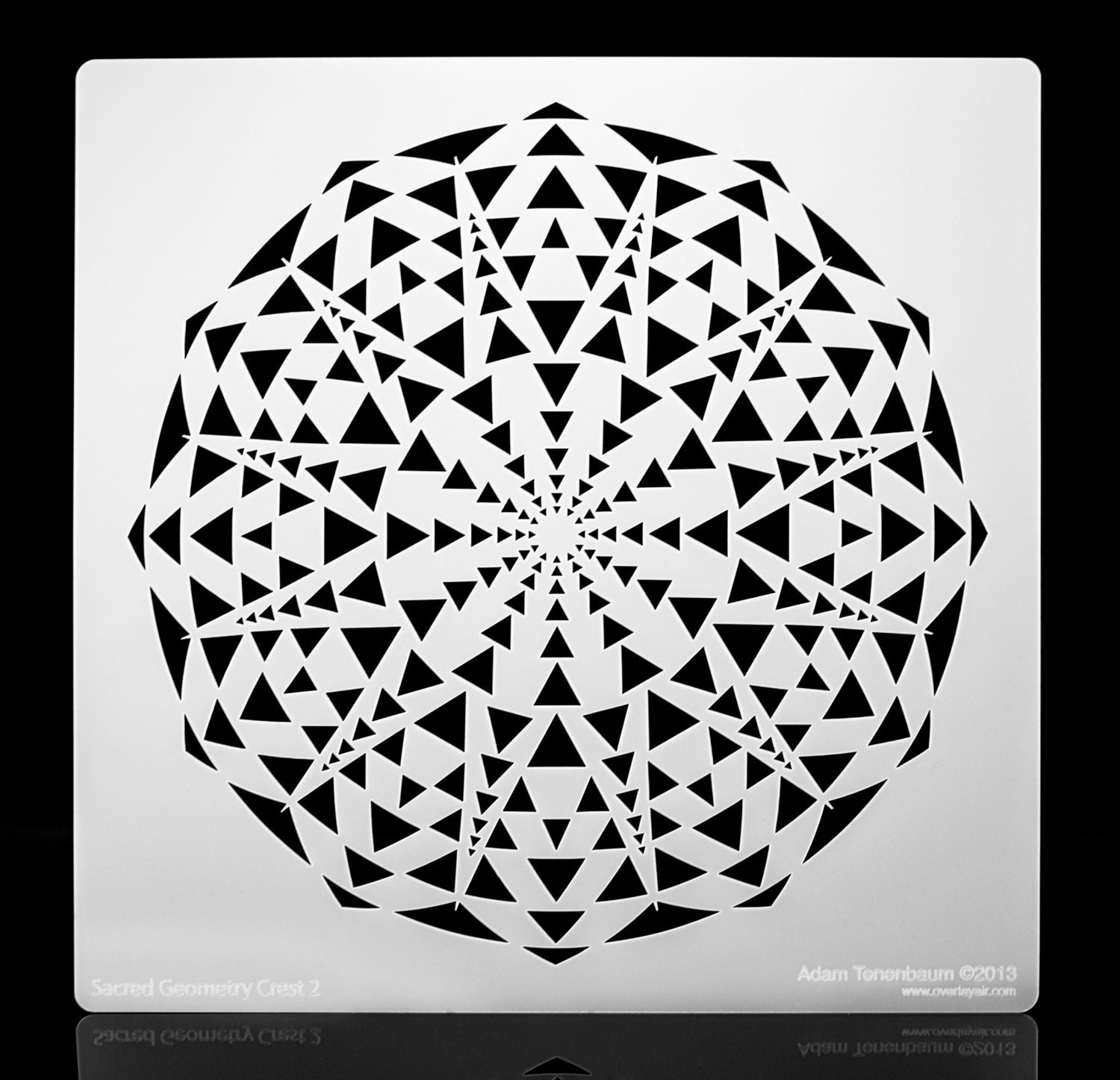 Sacred Geometry Crest. Wall / Craft / Decorative / Makeup / Furniture ...