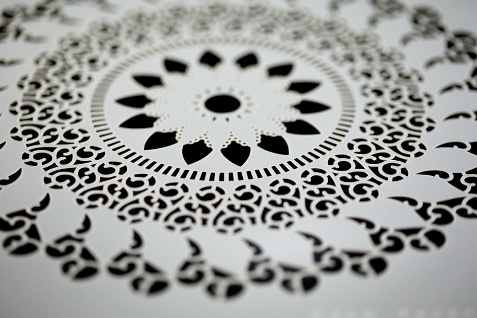 Vintage Decorative Art Pattern Stencil. Wall / Craft / Painting ...