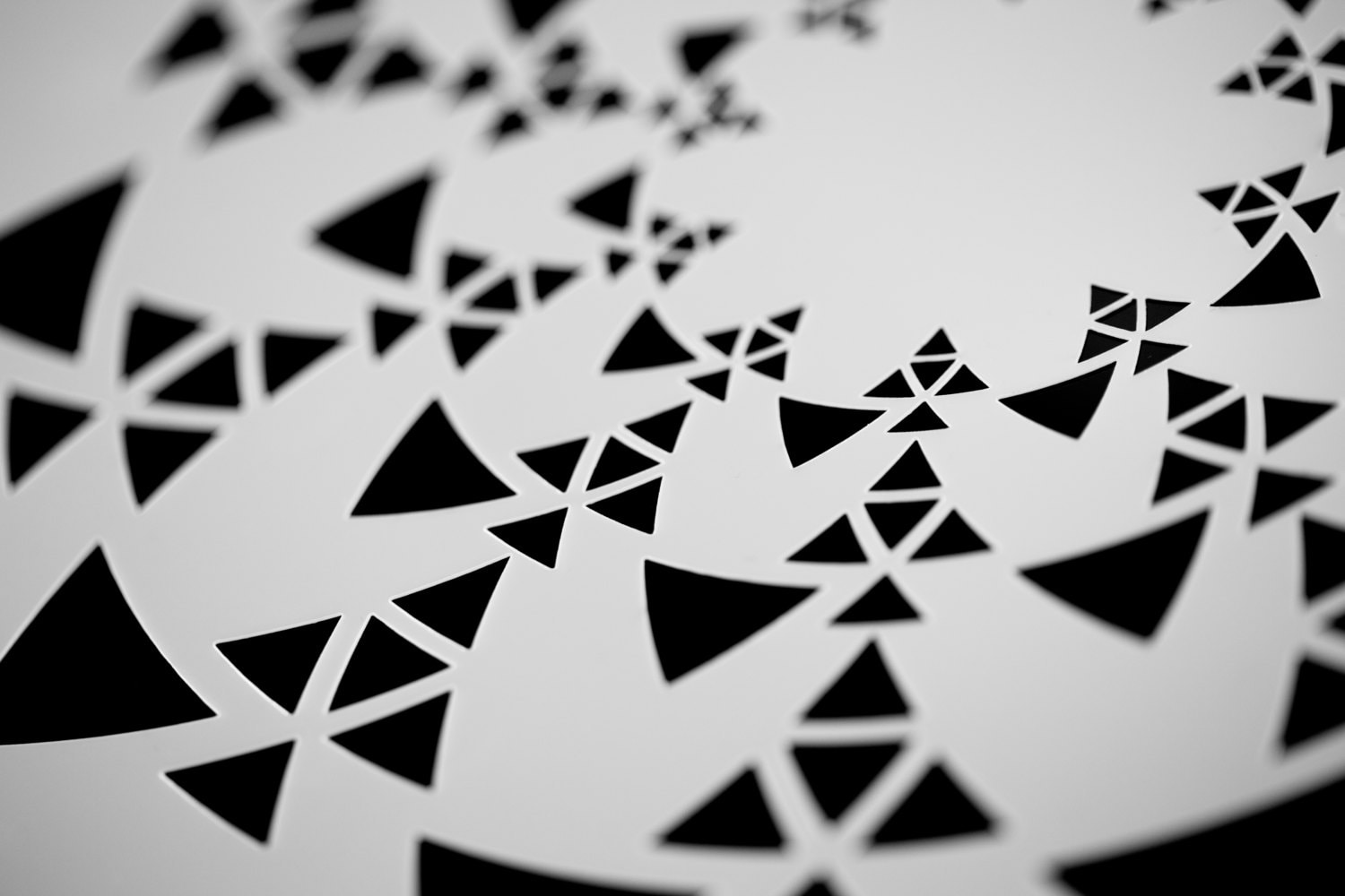 Opposing Triangles Sunburst. Wall / Art / Painting / Makeup / Furniture ...