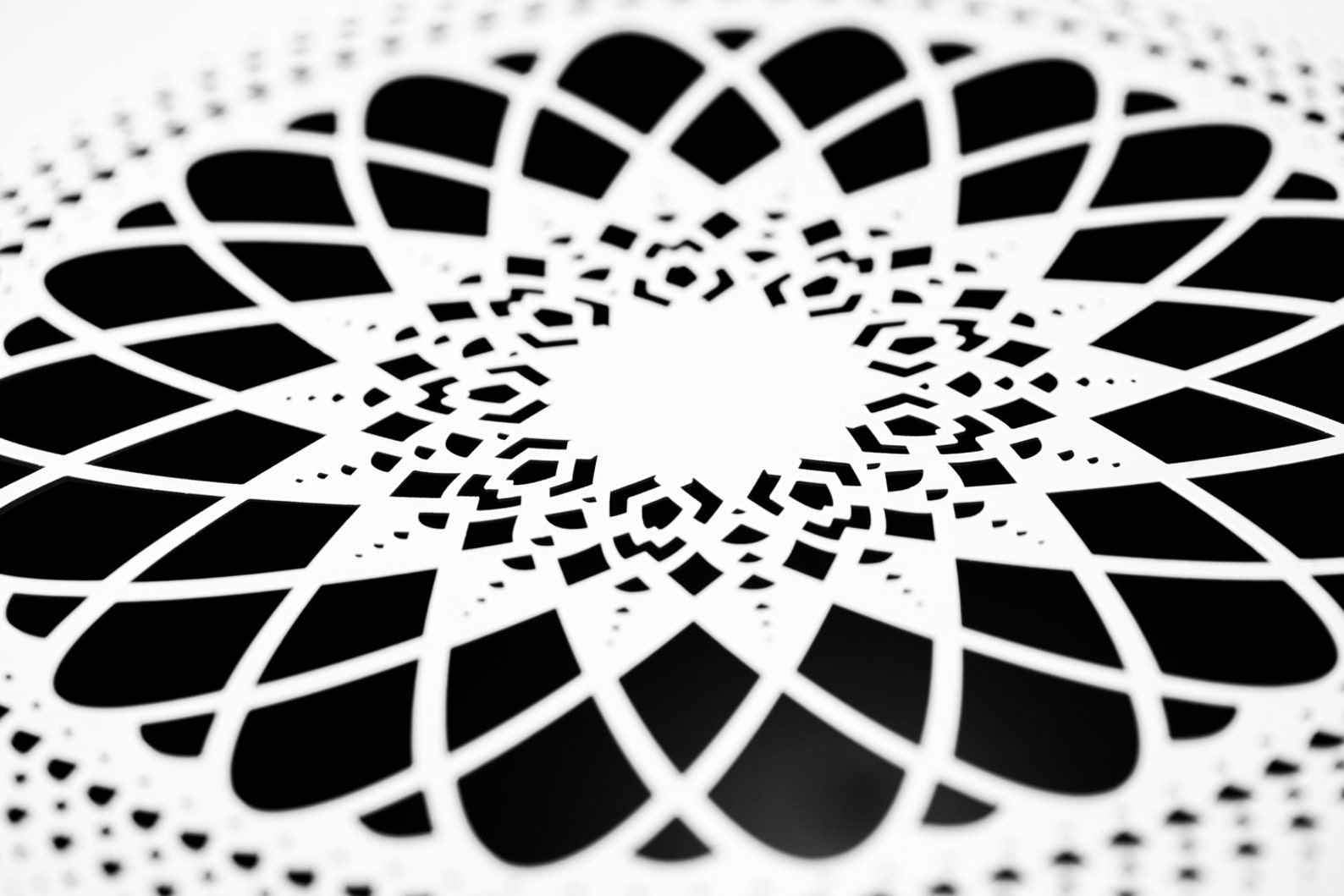 Atomic Kaleidoscope Mandala. Wall / Art / Craft / Painting / Makeup ...