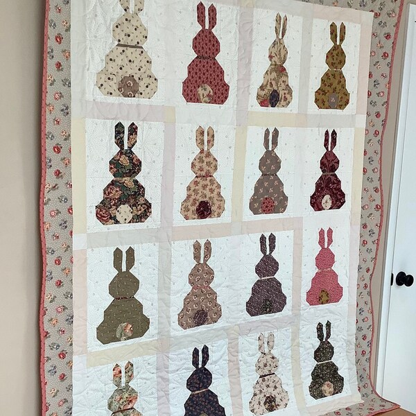 Bunny Baby Quilt - Etsy