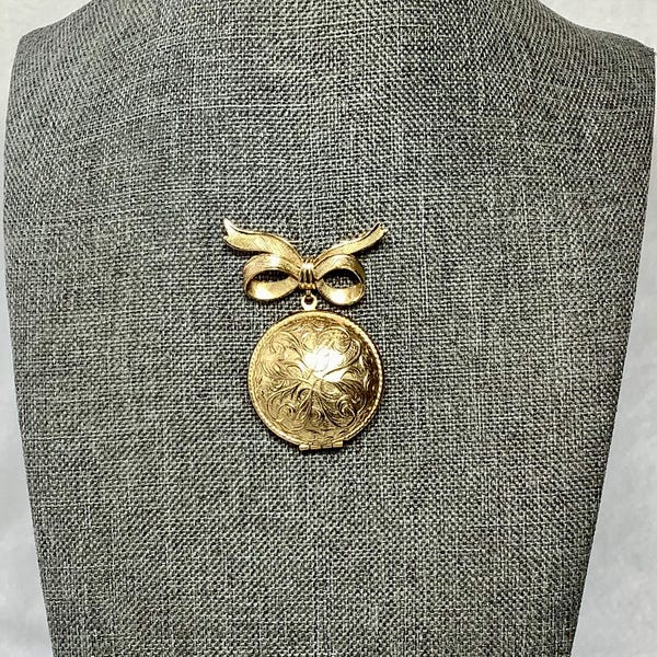 Avon Heart Bow Brooch - Etsy