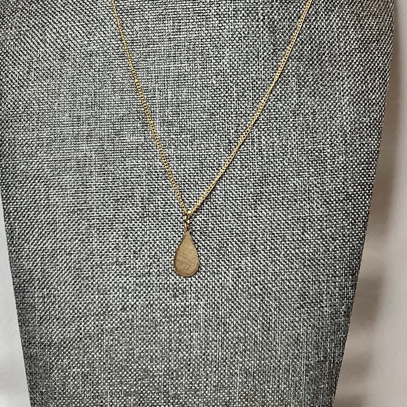 Gold Teardrop - Etsy