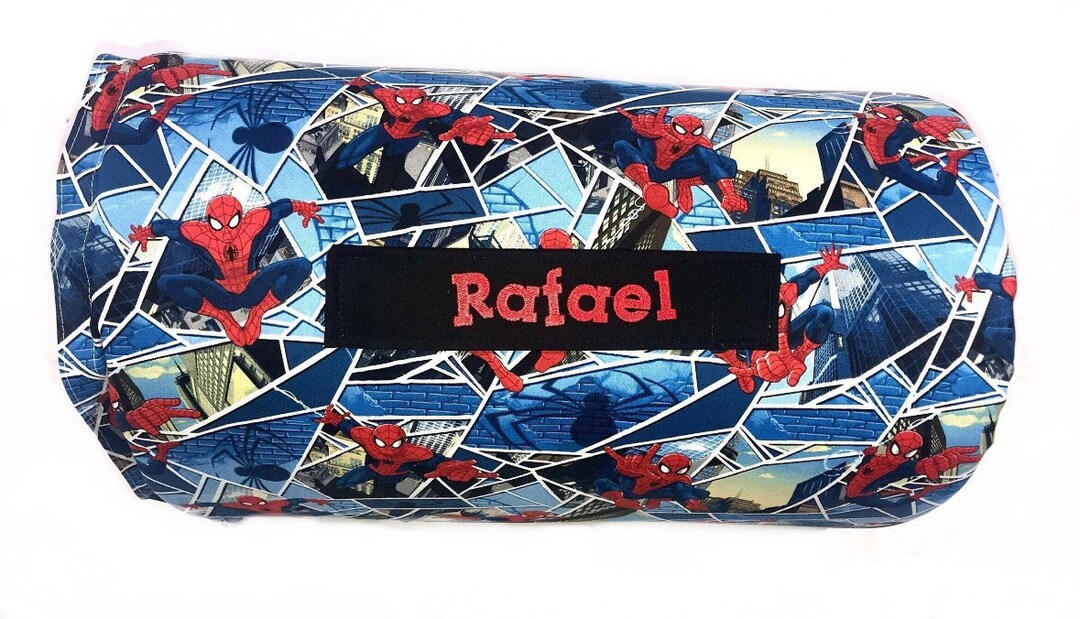 Personalized Spider-man Nap Mat: All-in-one, Removable Pillow - Etsy
