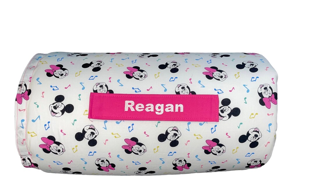Minnie Mouse Nap Mat: Embroidered Minky Blanket, School Travel Comfort ...