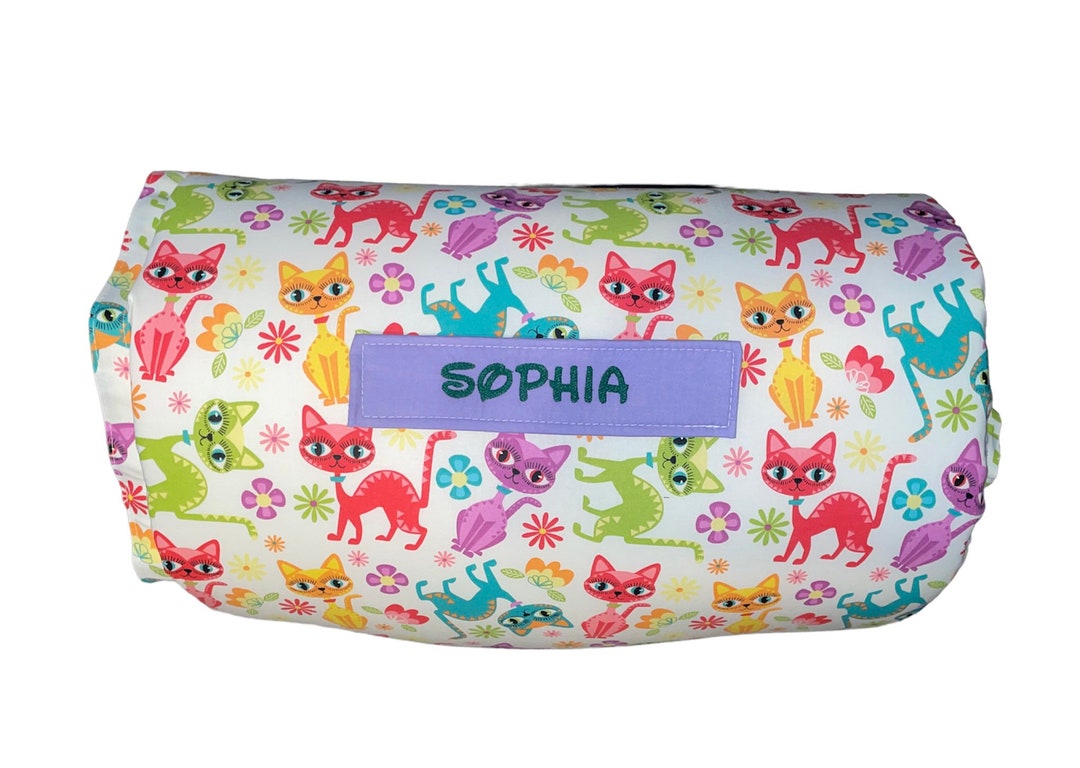 Personalized Cats Nap Mat: Minky Blanket, Removable Pillow - Etsy