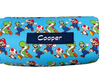Level up Naptime: Super Mario Brothers Themed All-in-one Nap Mat With ...