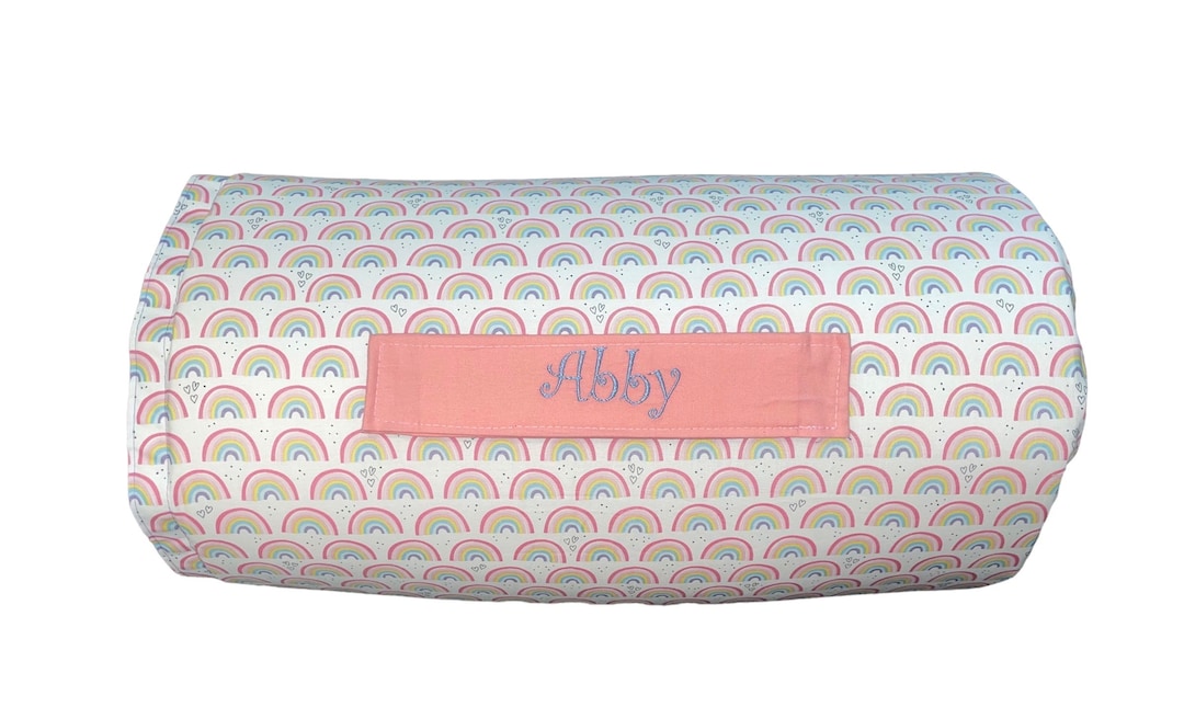 Radiant Reverie: Rainbow-themed All-in-one Nap Mat With Personalized ...