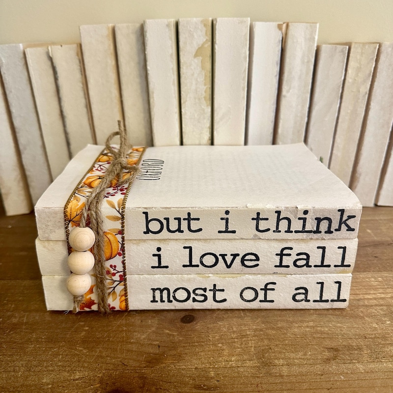 Designer Book Stack - Etsy