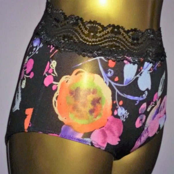 Floral Print Panties Etsy