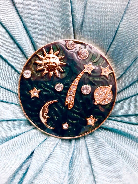 vintage celestial solar system - Gem
