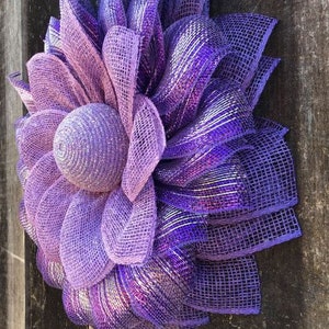 Purple Wreath, Purple Flower, Purple Flower Wreath, Sunflower Wreath ...