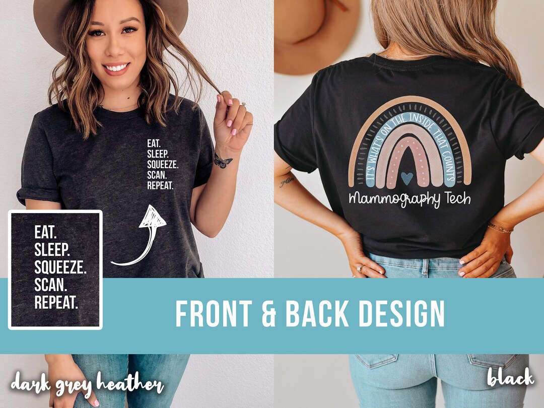 Mammography Tech Shirt, Funny Mammo Technologist Shirts, Radiology T ...