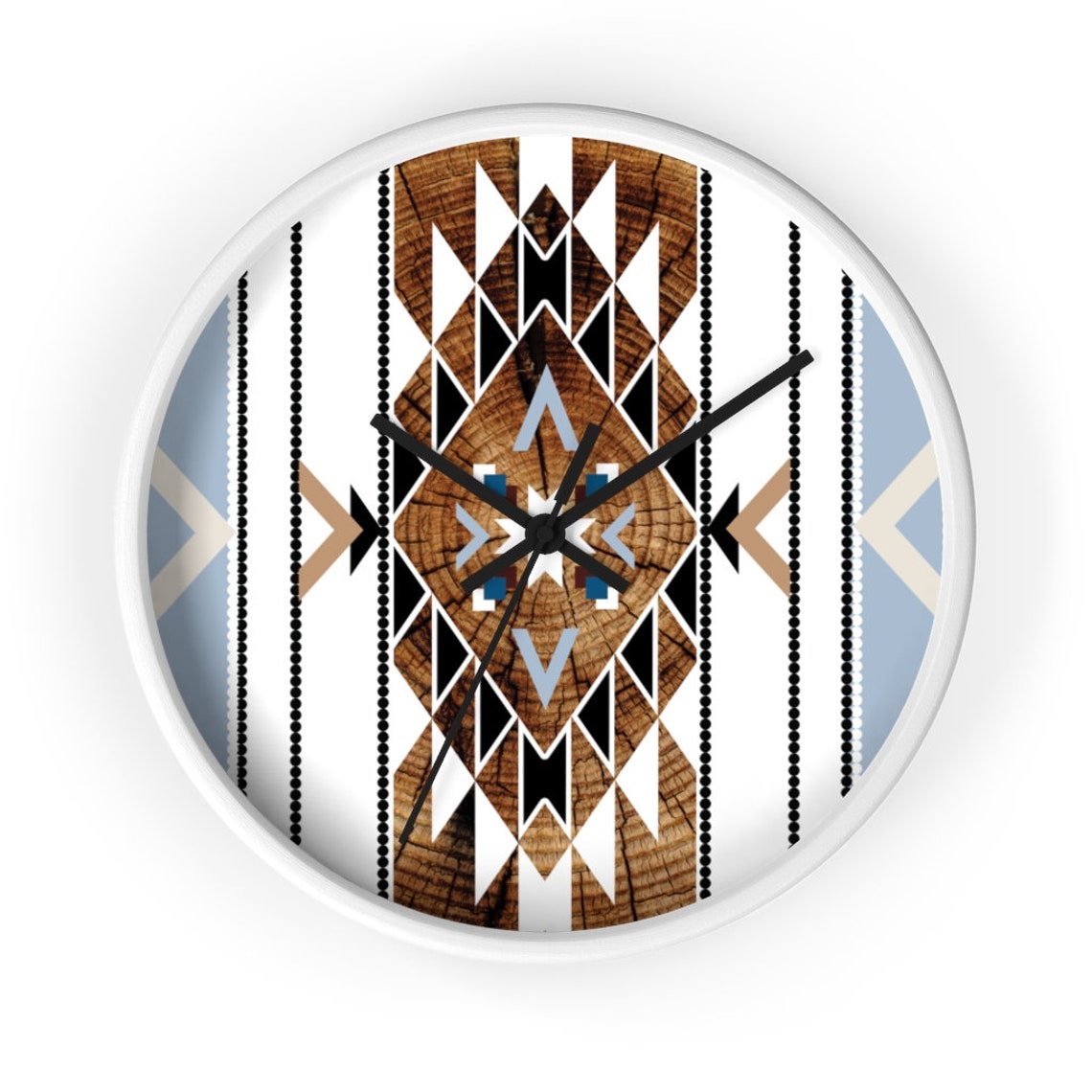 Native American Wall Clock Cute Clock Dial Clock Boho - Etsy