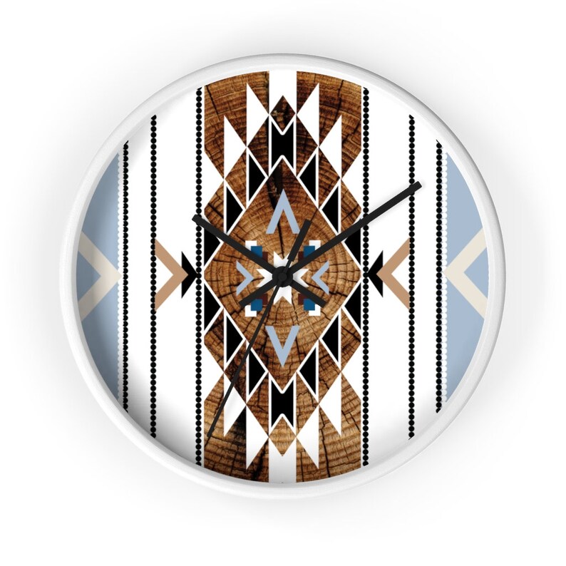 Native American Wall Clock Cute Clock Dial Clock Boho - Etsy