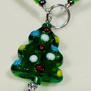 Green Christmas Tree Gothic Beaded Crystal Spider | Enchanting Good ...