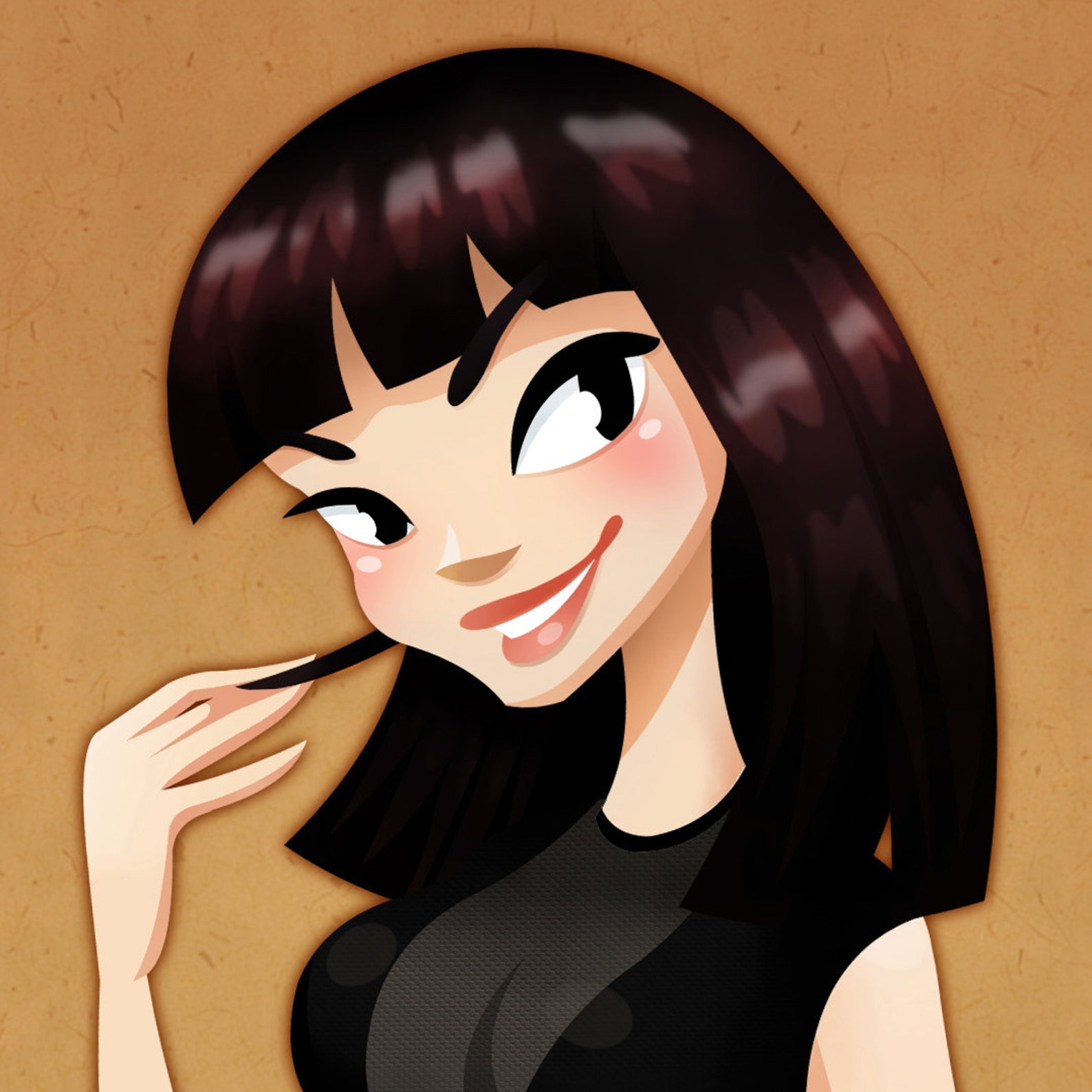 Your Custom Pinup Caricature April - Etsy