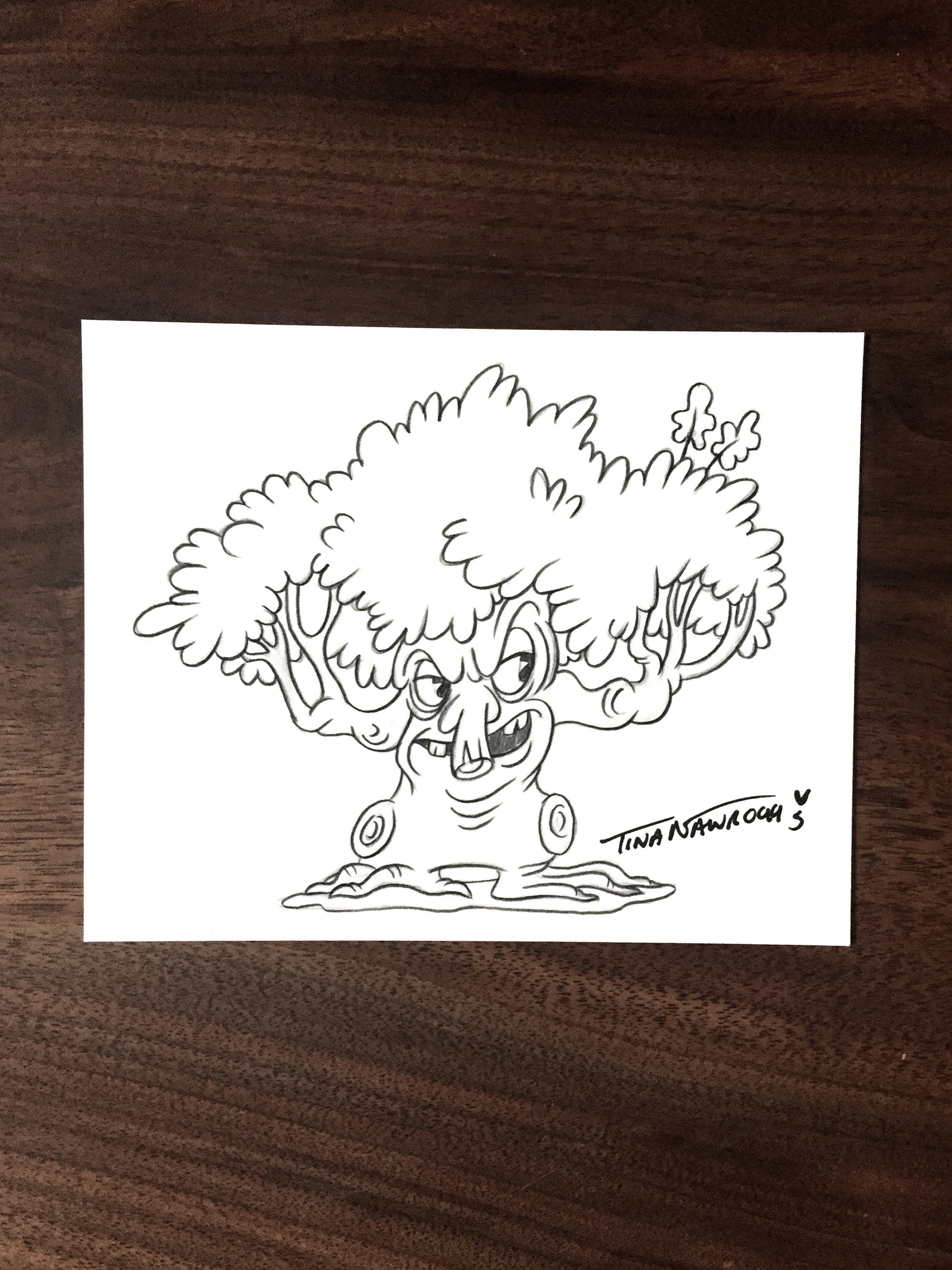Cuphead Style Oak Tree Dab | Etsy
