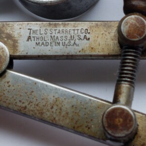 Vintage 1960s Calipers Measuring Tools L.S. Starrett Sampson Tool Co ...