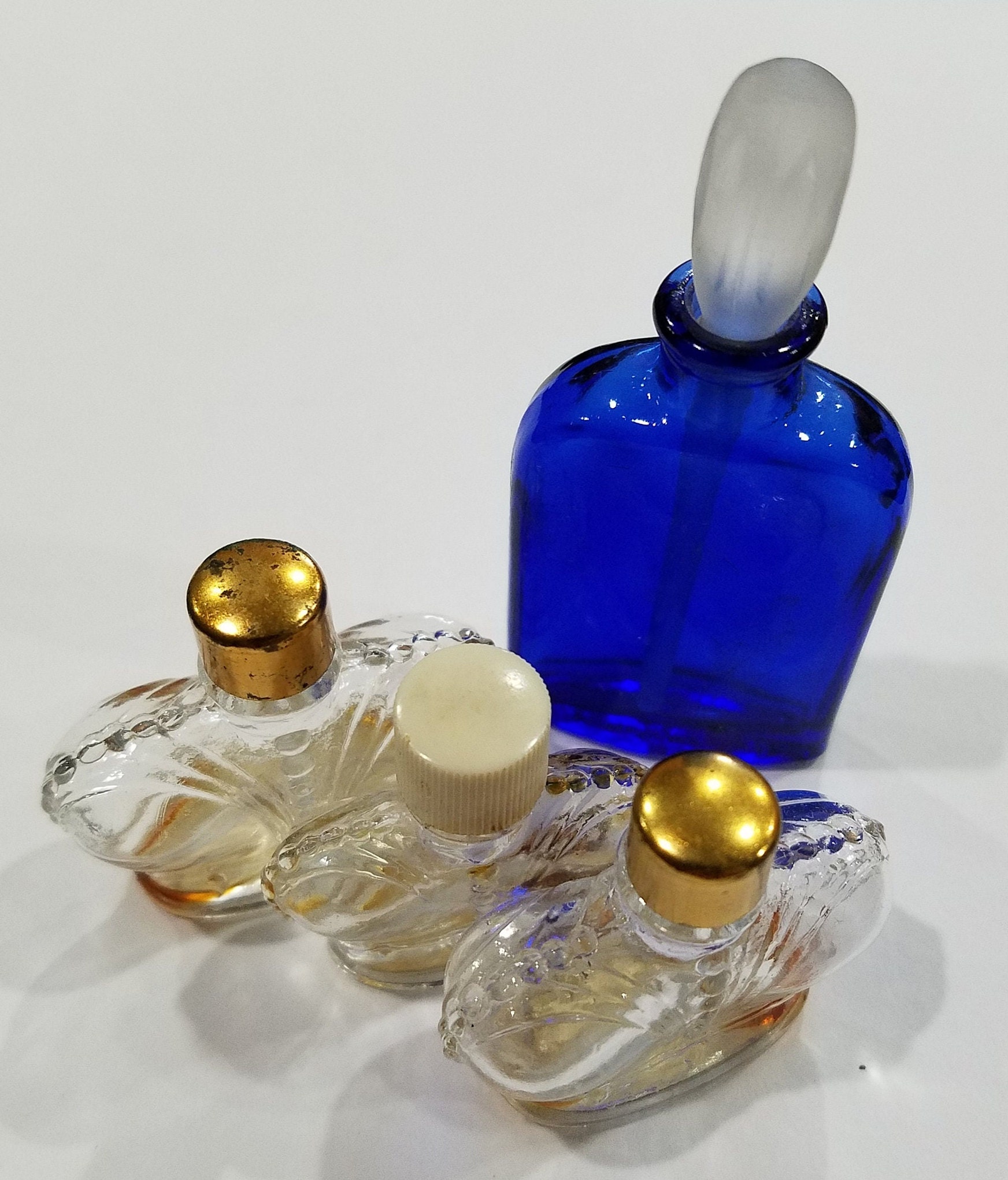 Vintage 1950s Miniature Perfume Bottle LOT Matchabelli Mini & Micro ...