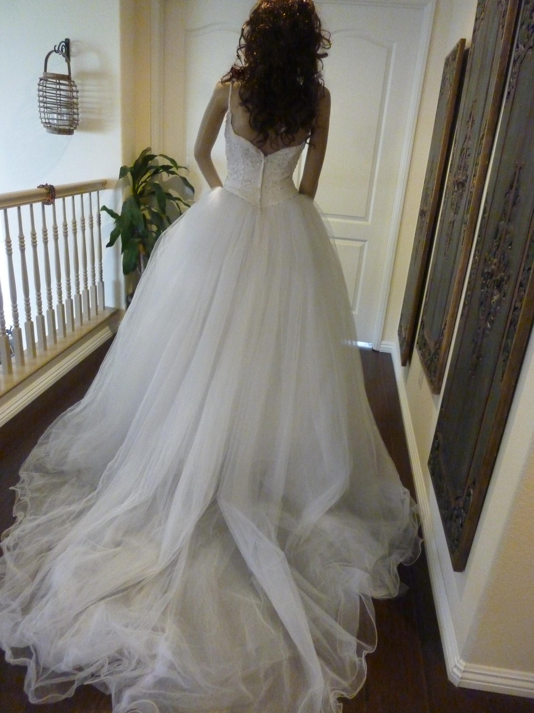 Romantic Vintage Fairy Tale Tulle Wedding Gown - Etsy