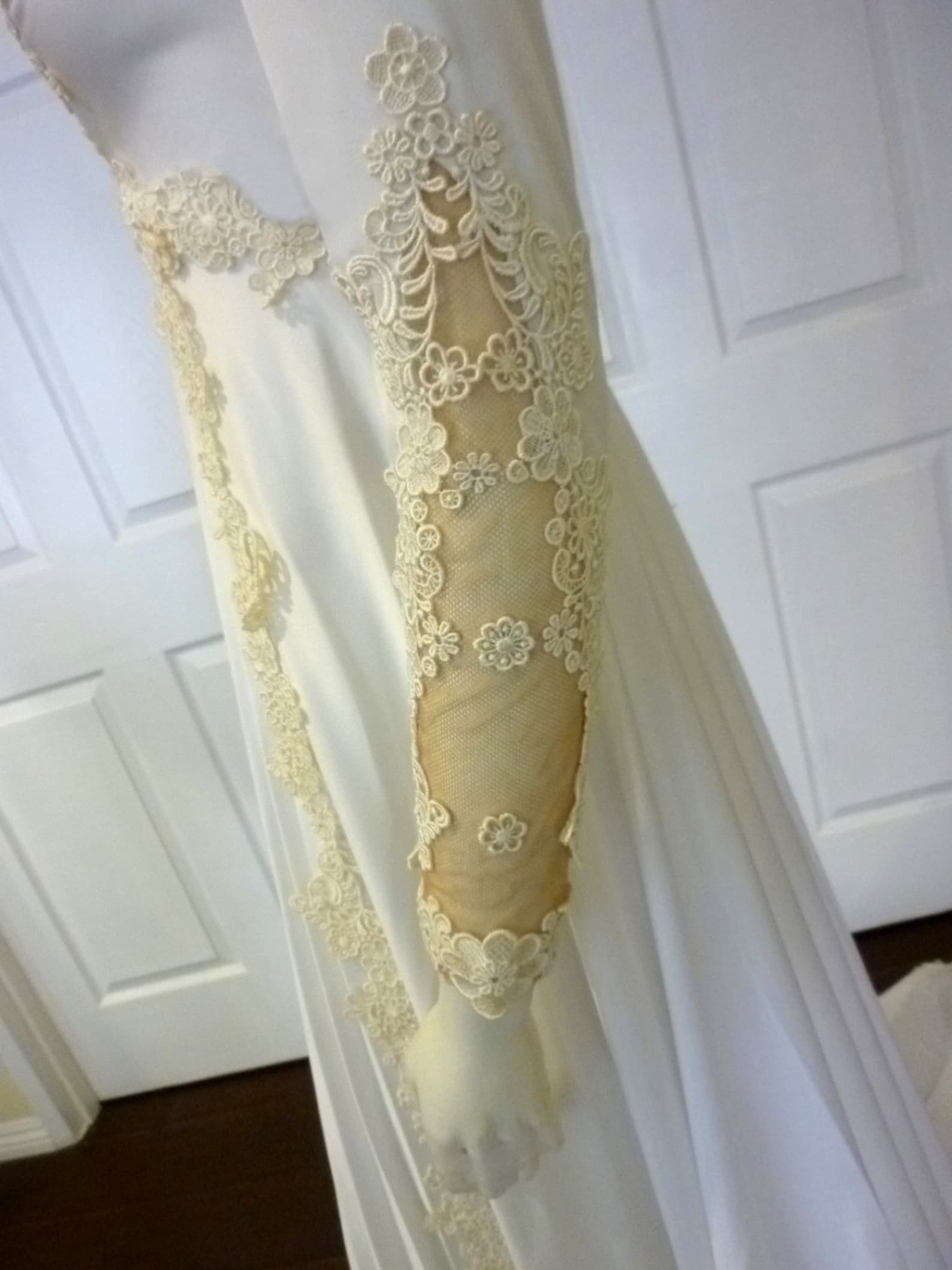 Beautiful Vintage Regency Style Wedding Gown W/ Floral | Etsy