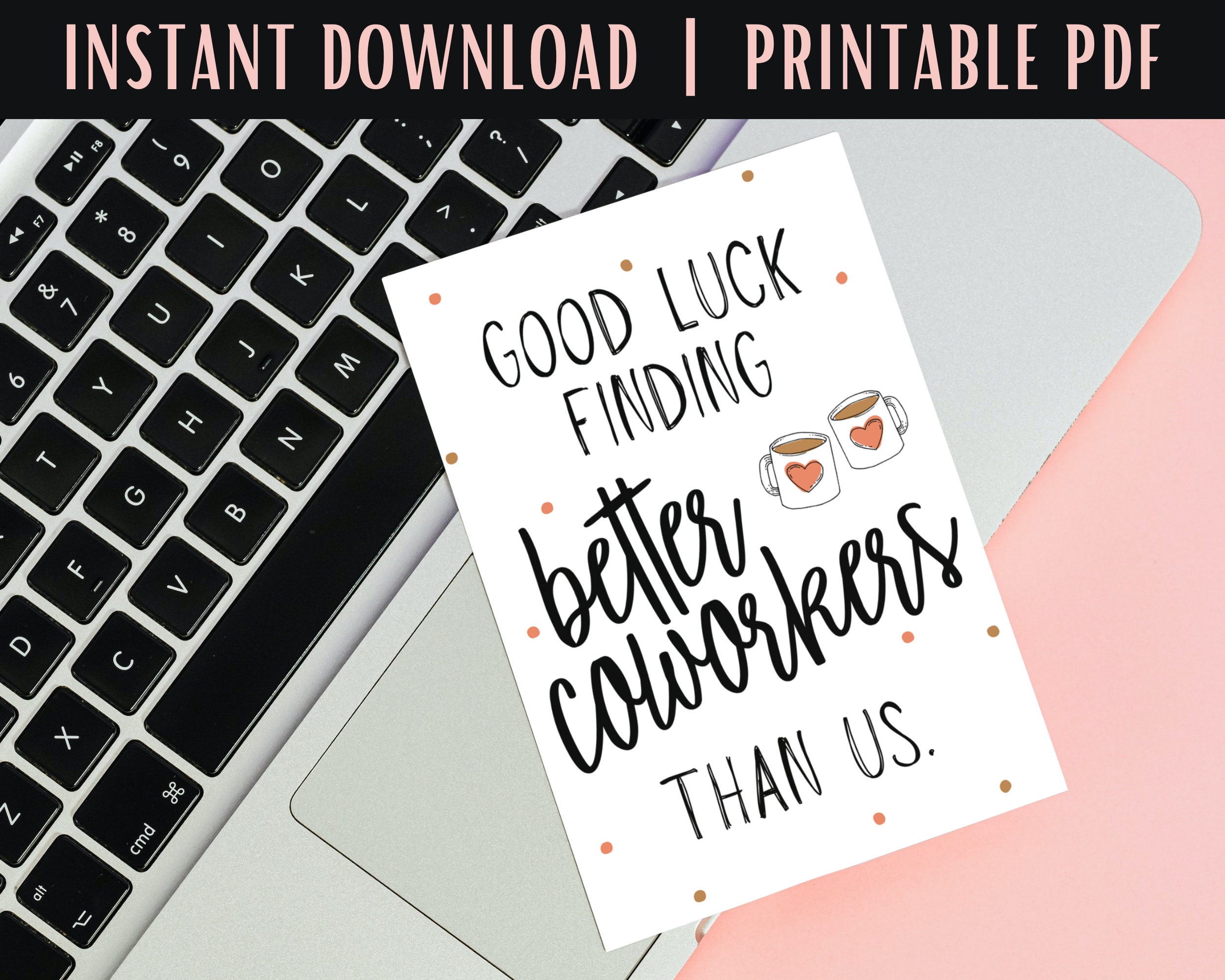Good Luck Finding Better Coworkers | Goodbye Co-worker Card | Best ...