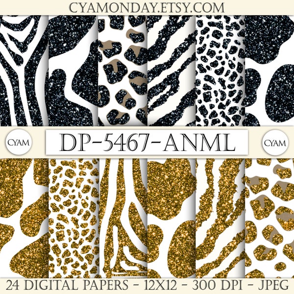 Glitter Zebra Print - Etsy