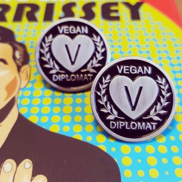 Vegan Enamel Pin - Etsy