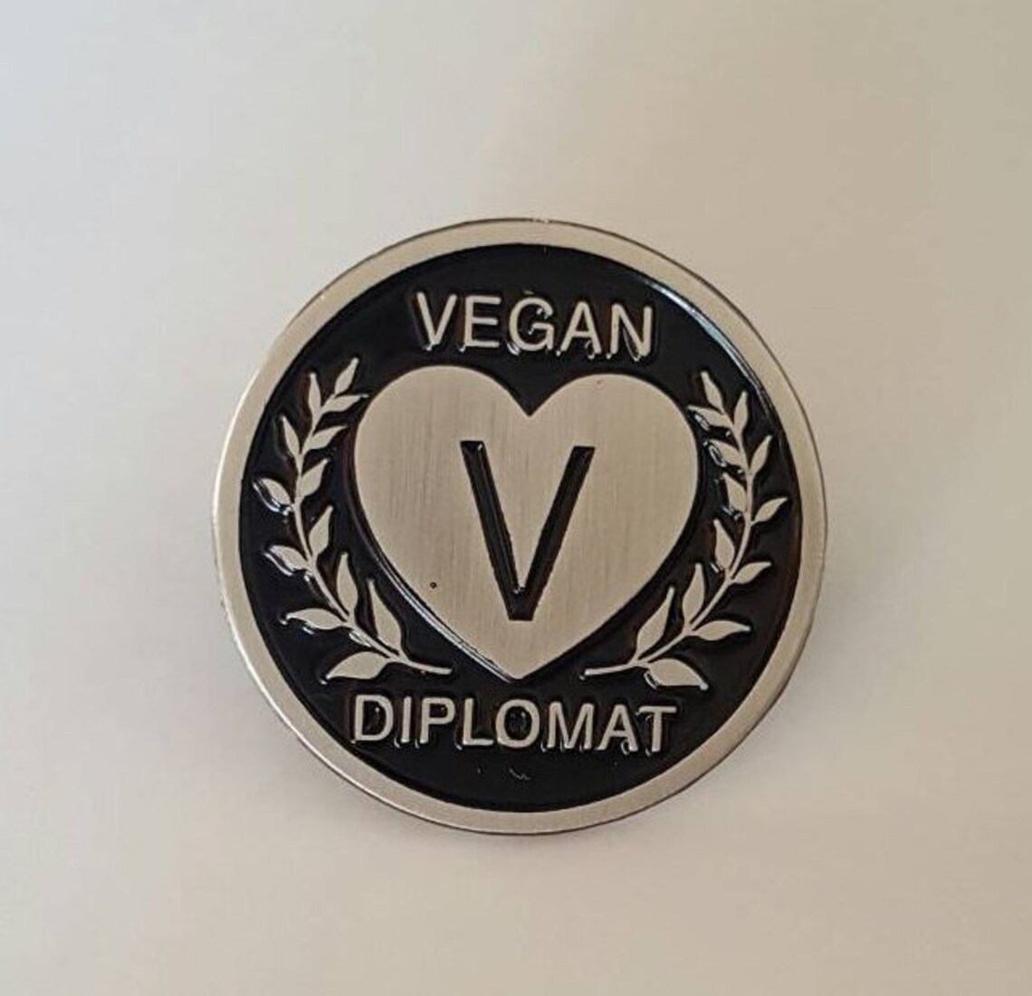 Vegan Diplomat 1 Soft Enamel Lapel Pin - Etsy