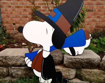 Peanuts Snoopy Thanksgiving Yard Art Decorations.. - Etsy