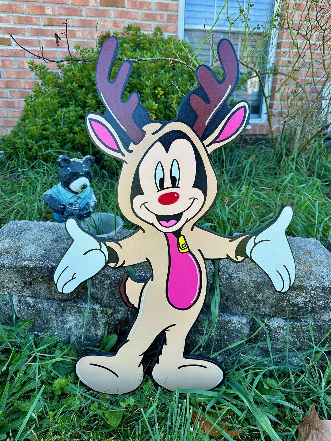 Mickey Mouse Christmas Yard Art - Etsy