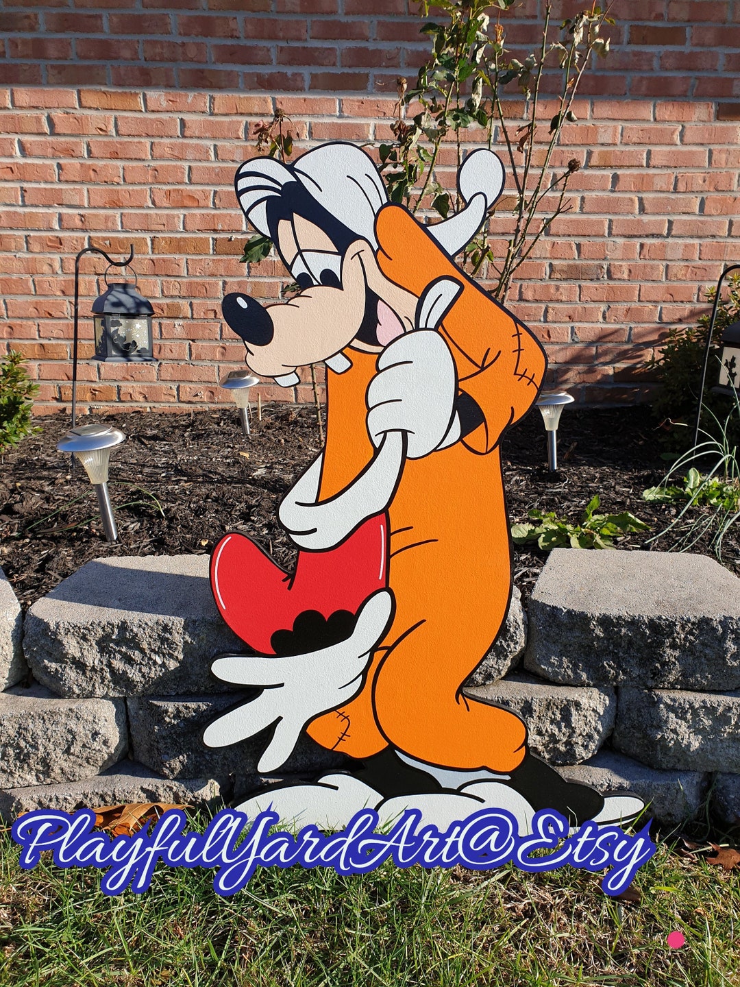 Mickey Mouse Goofy Christmas Yard Art - Etsy
