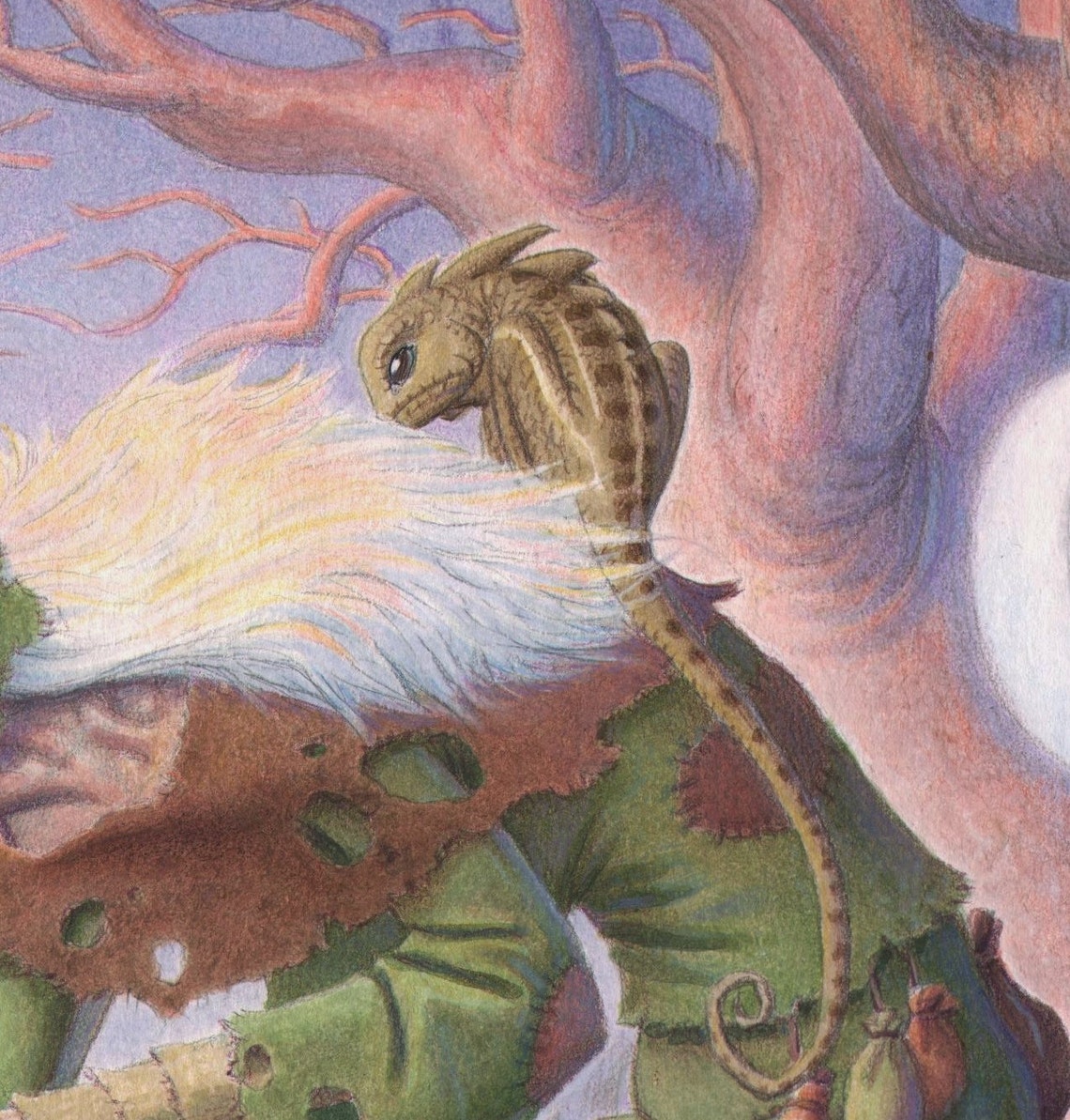 The Blind Witch, a Painting of a Scene From the Autumnlands, the Home ...